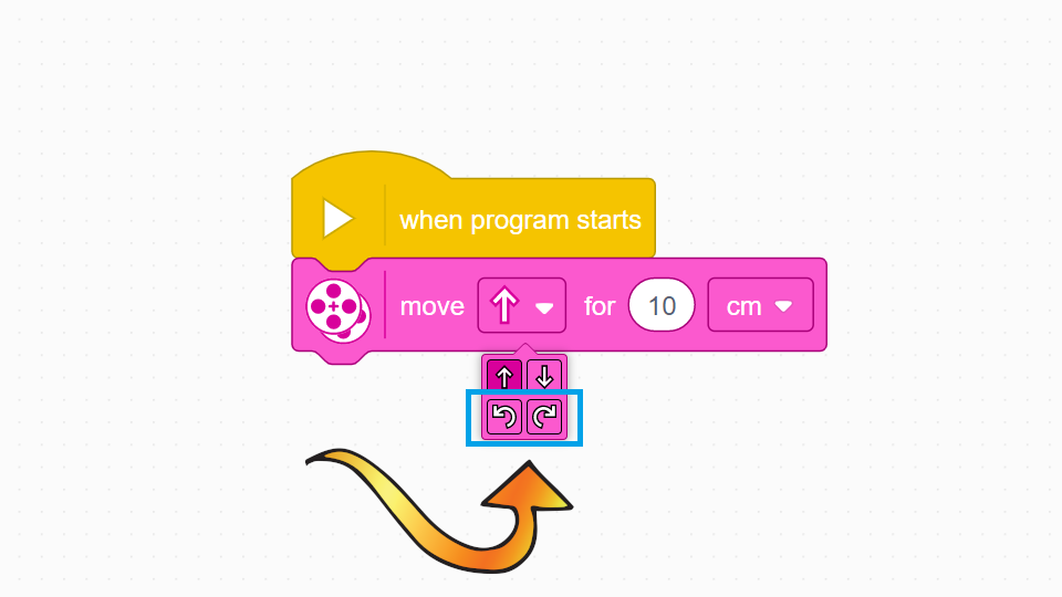 Turn in place with LEGO SPIKE Prime Word blocks robots | FLLCasts