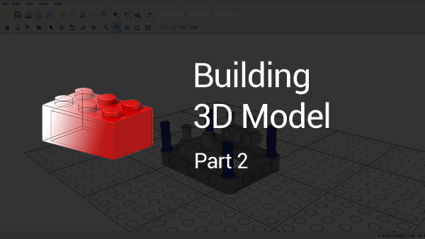 How to build a 3D LEGO Mindstorms Model using LDraw (part | FLLCasts
